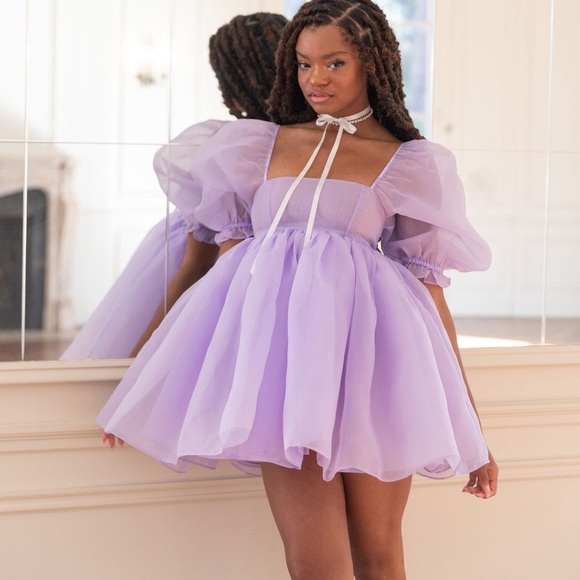 Selkie | Dresses | Selkie Lilac Puff Size S | Poshmark